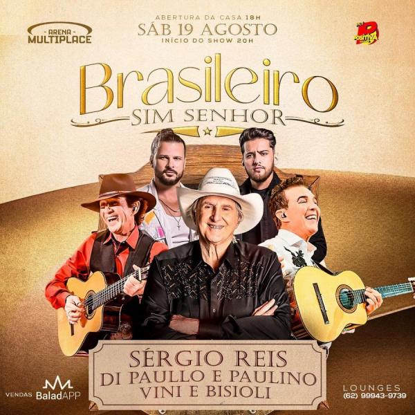 Sérgio Reis, Di Paullo & Paulino e Vini & Bisioli - Brasileiro Sim Senhor