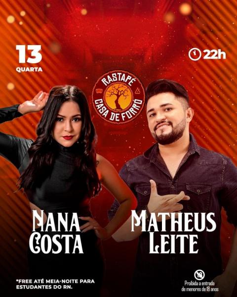 Nana Costa e Matheus Leite